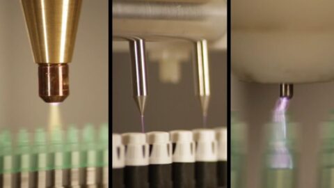 NeedleTEC | Treatment of plastic needle hubs with Corona